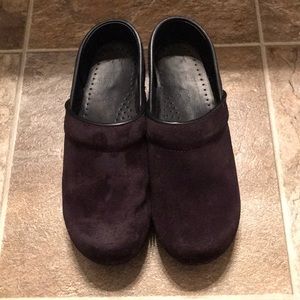 Dansko | Shoes | Dansko Professional Clogs In Purple Suede | Poshmark